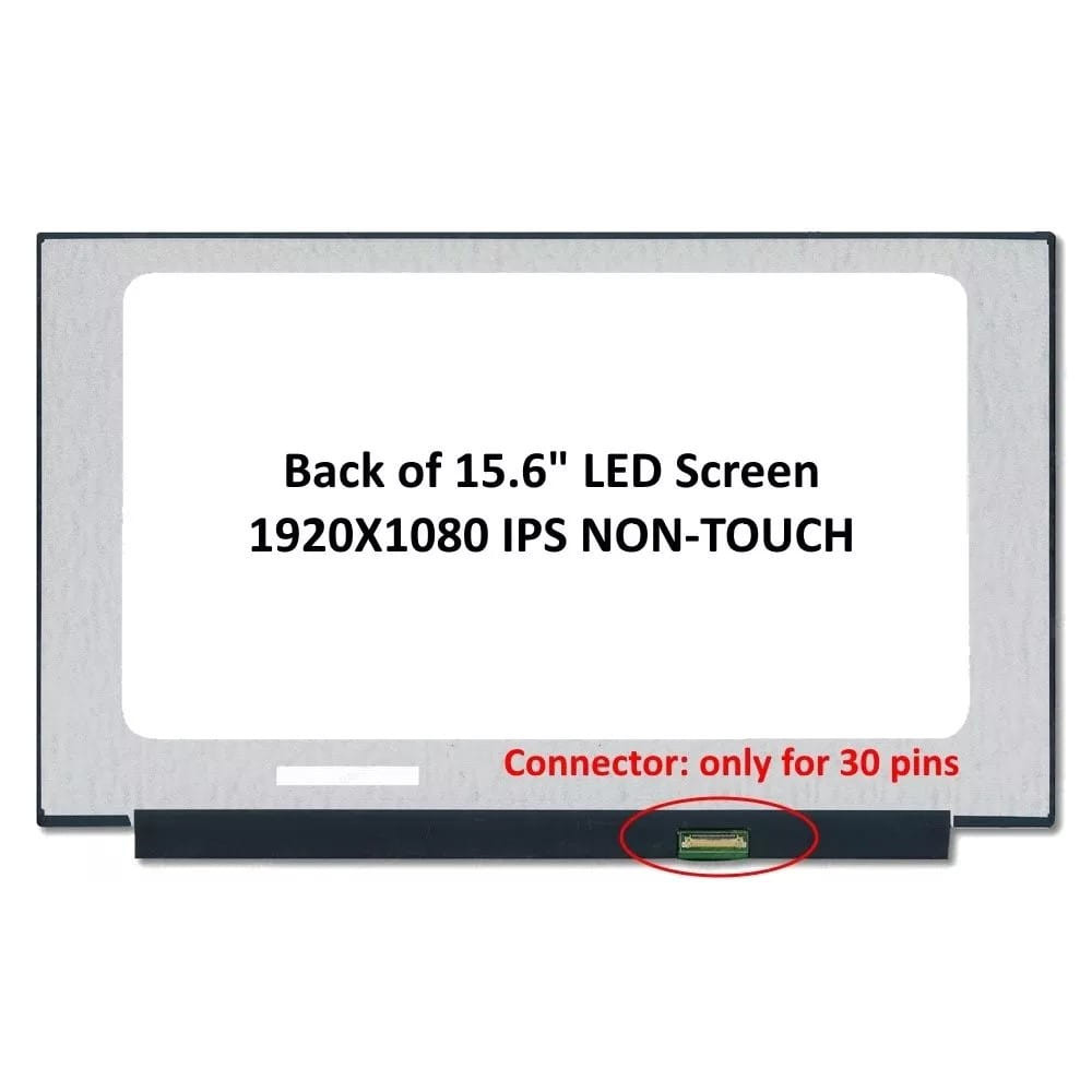 Afficheur 15.6" LED SLIM 30 PIN FULL HD IPS NANO SANS FIXATION - Tekzone